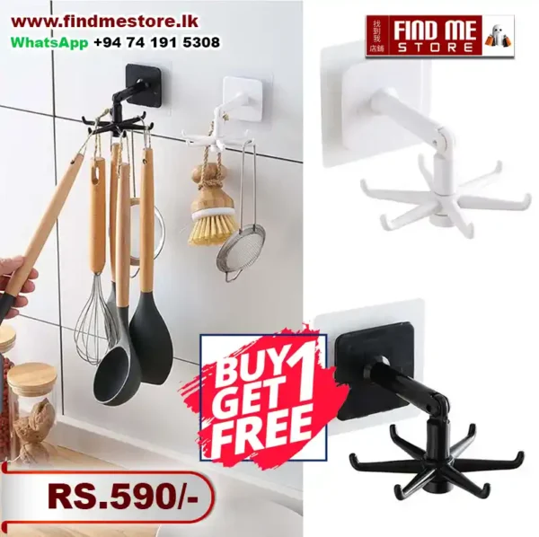 360° Rotating Wall Hook – Buy One Get One - Find Me Store
