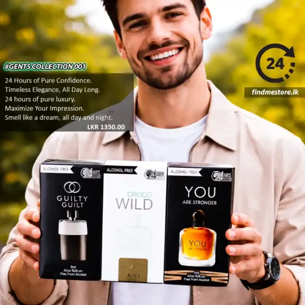 24HRS Luxury Roll-On Alcohol Free Perfume Pack - Find Me Store