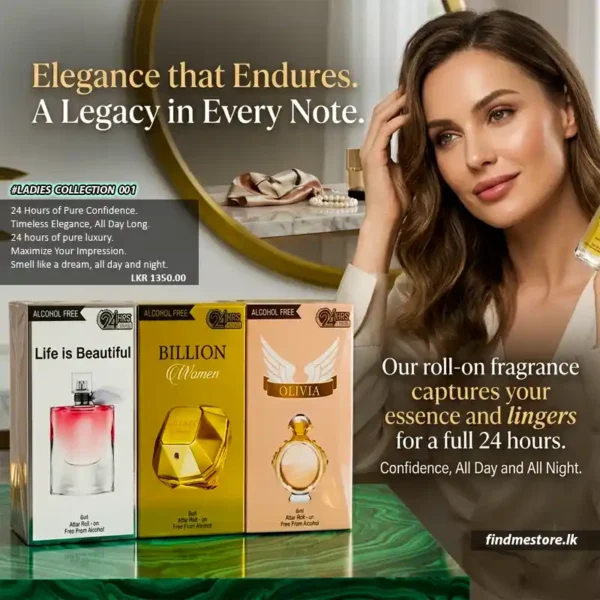24HRS Luxury Roll-On Alcohol Free Perfume Pack - Find Me Store