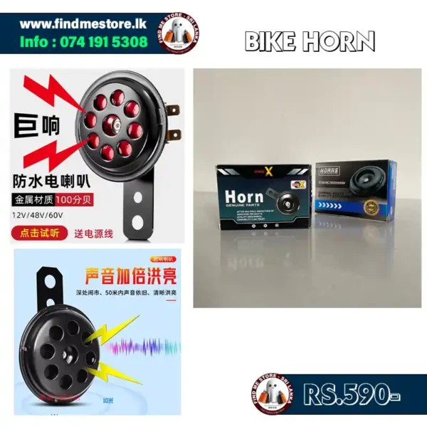 Universal Waterproof Electric Bike Horn – Easy Installation - Find Me Store